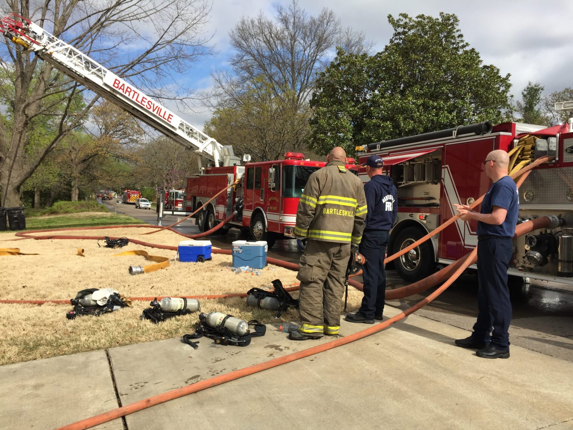BFD responds to house fire in Woodland addition | City of Bartlesville