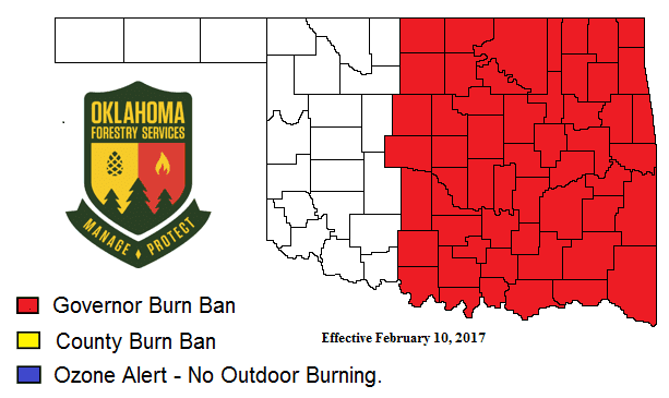 Burn ban issued for much of Oklahoma | City of Bartlesville