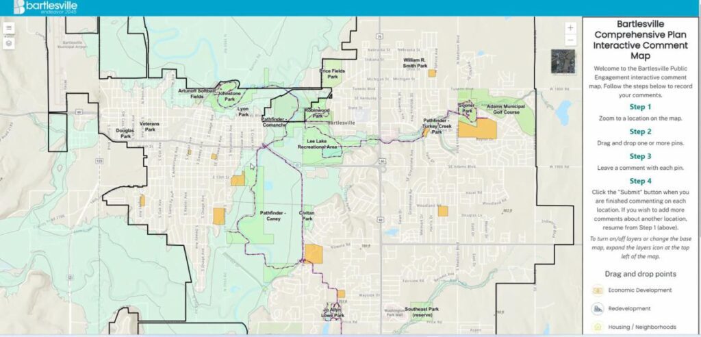 Comp Plan: Interactive map online for public input | City of Bartlesville