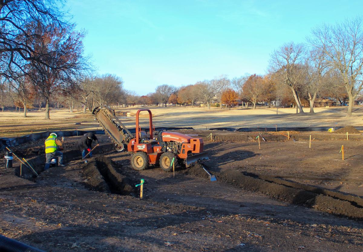 Adams Golf Course on-track to finish in April | City of Bartlesville